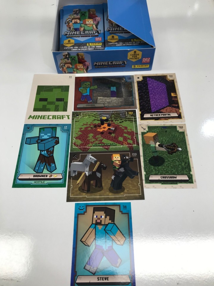 Panini 2020 Mojang Minecraft Adventure Trading Card Game Booster Box ...