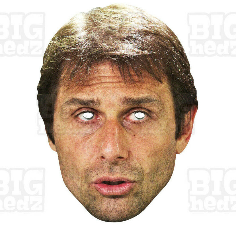 HARRY KANE Card Face Mask Tottenham Bale Mourinho Messi Conte Ronaldo ...