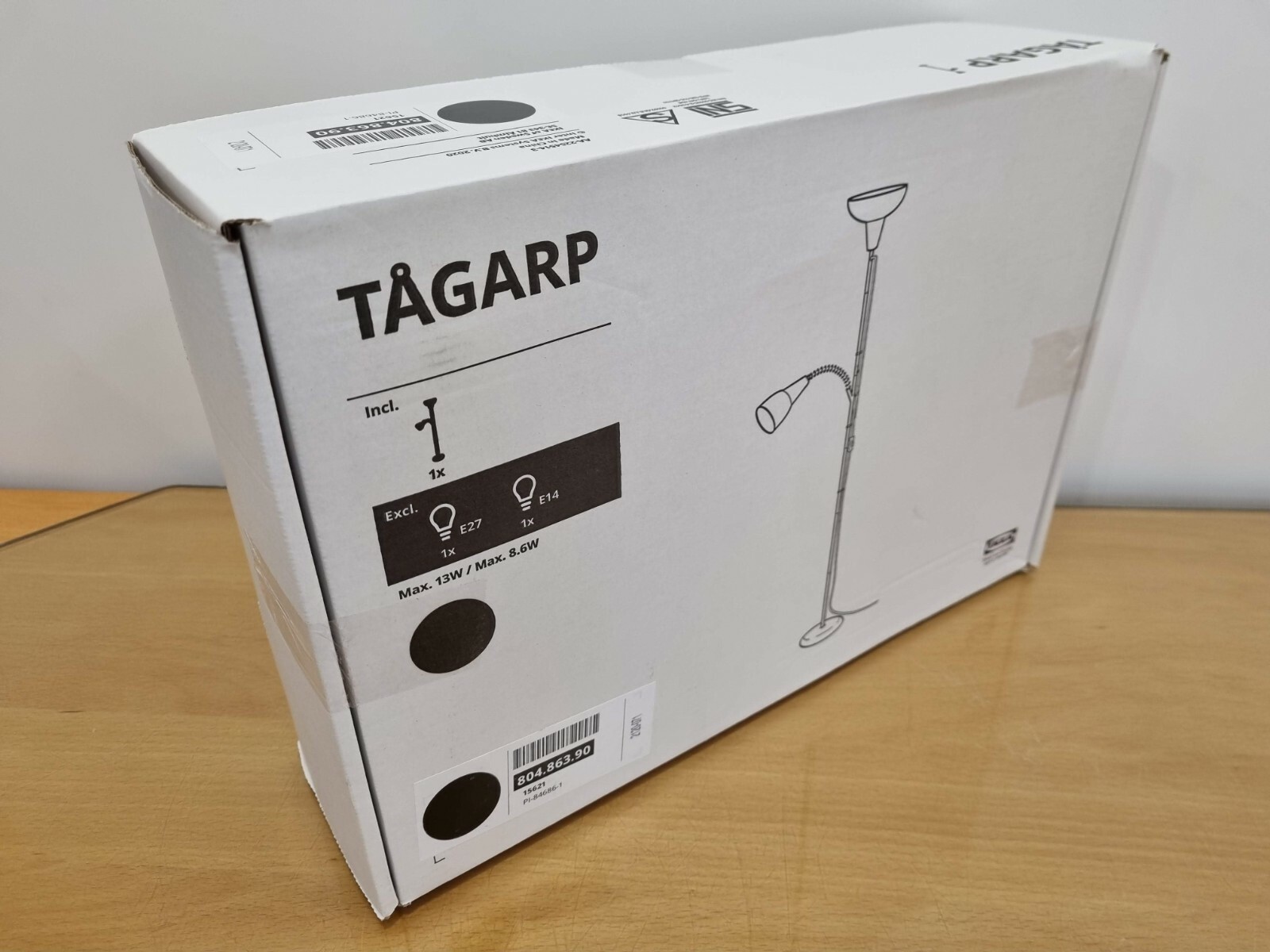 IKEA TÅGARP Modern Floor Uplighter Reading 178cm Twin Lamp 2021 | eBay ...