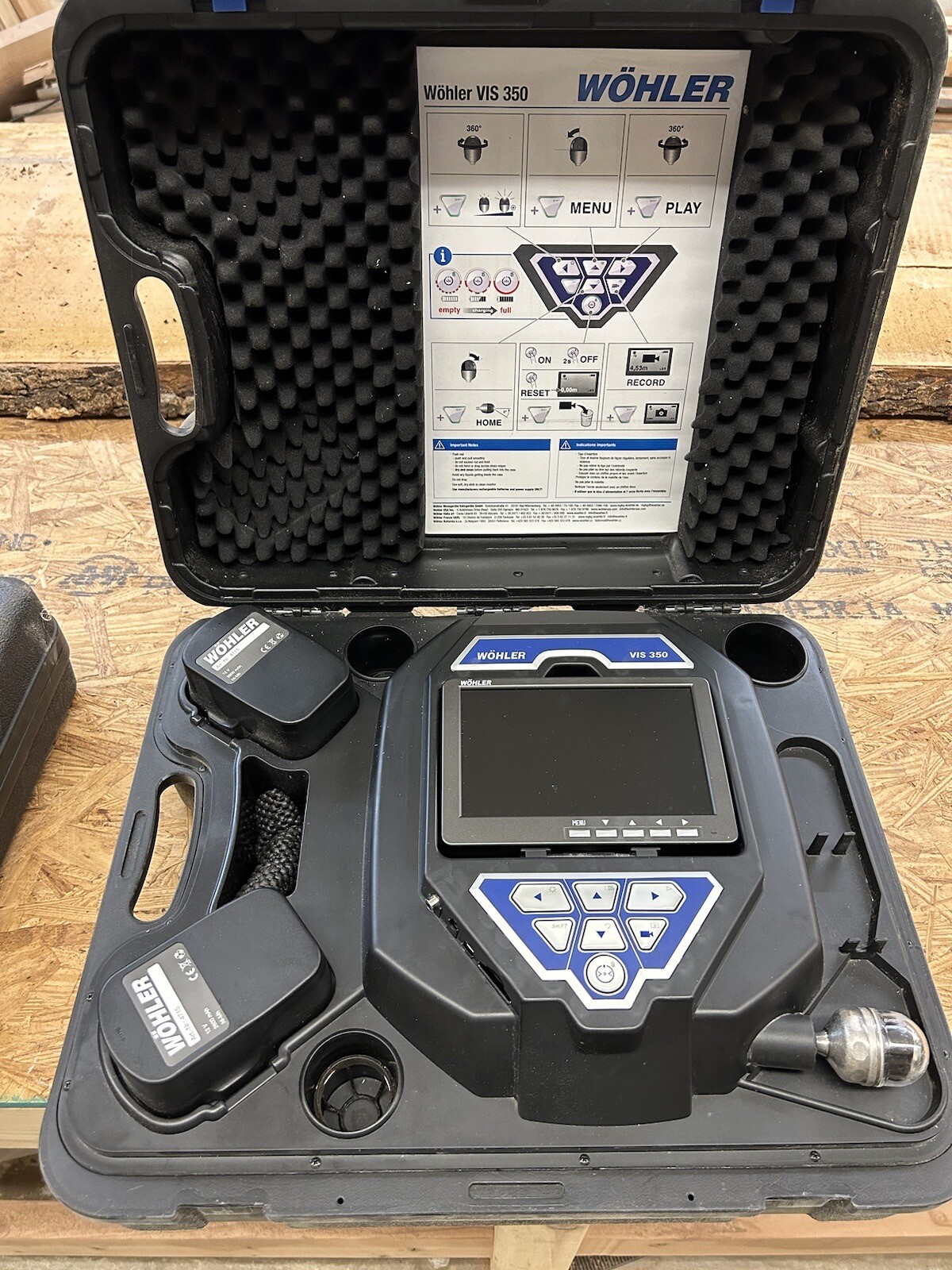 Wohler VIS 350 Inspection Camera + L200 Locator NEW Open Box | eBay
