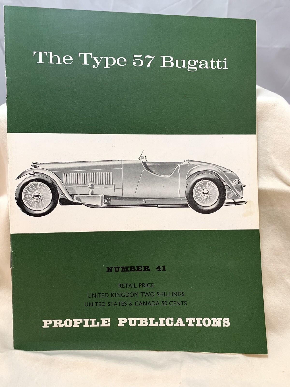 Profile Publications # 41 Vintage Bugatti Type 57 Grand Prix Car Book ...