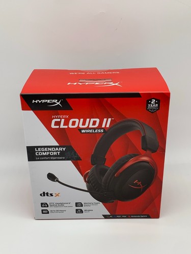HyperX CLOUD II Wireless Legendary Comfort DTS X Headphones #4P5K4AA ...