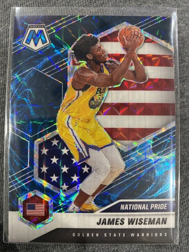 James Wiseman 2020-21 Panini Mosaic Genesis National Pride SSP Rookie ...