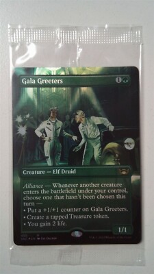 Gala Greeters *Box Topper Promo FOIL* Magic MtG x1 Streets of New ...