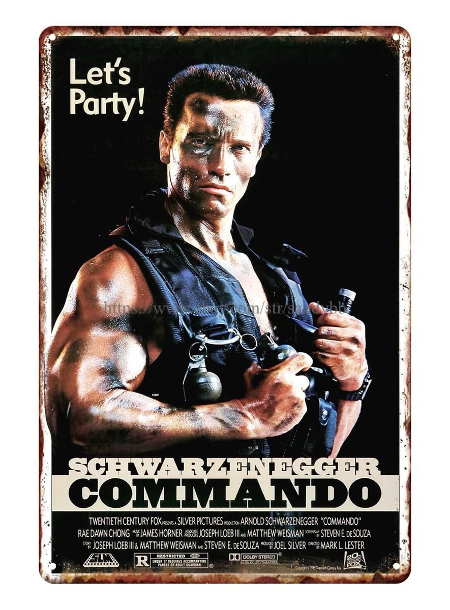 Commando Arnold Poster
