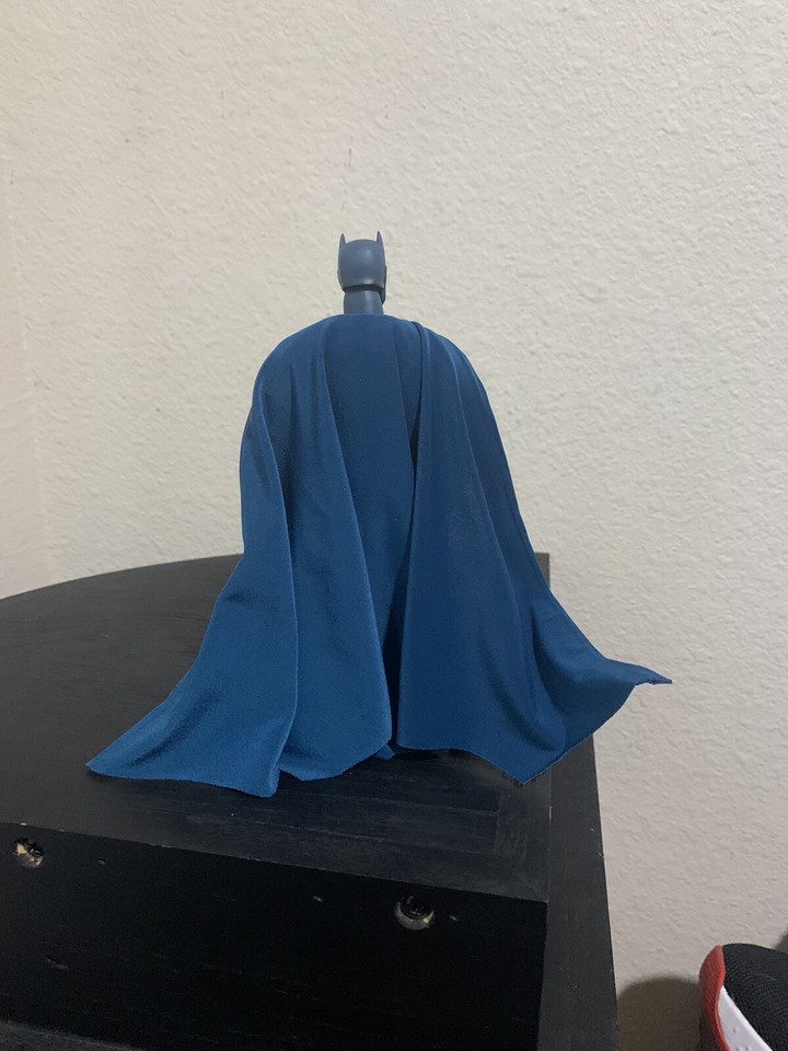 Custom Batman Mafex Hush Drape Cloth Wired Cape 1/12 Dc Multiverse NOT ...