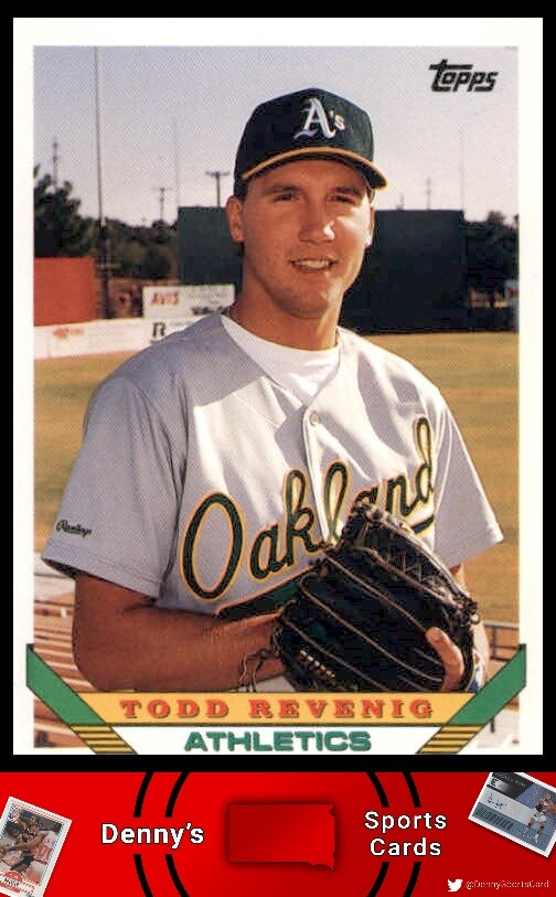 1993 Topps #766 Todd Revenig Oakland Athletics Baseball Card | eBay