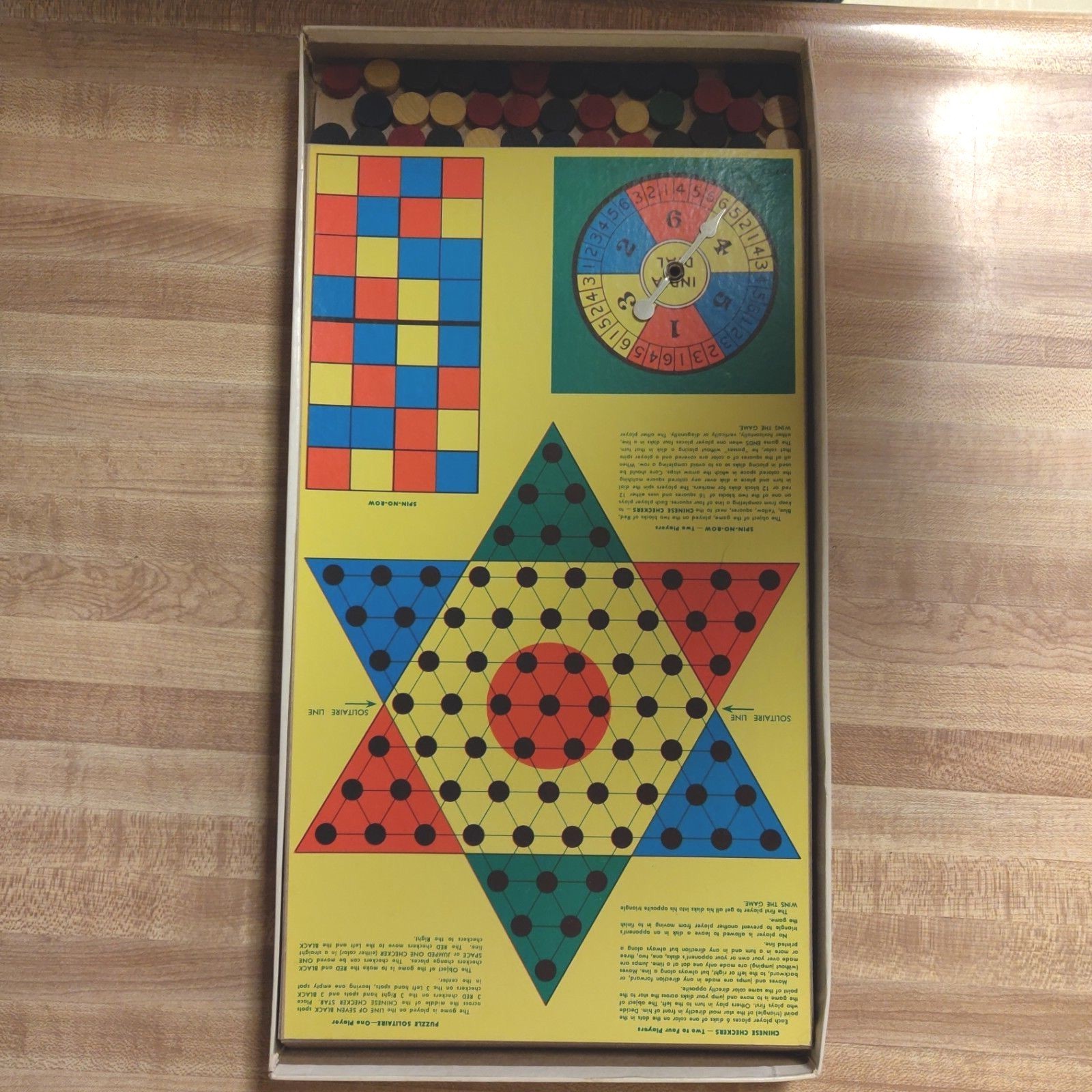 Junior Combination Board Game 18 games in one - Milton Bradley 4927 | eBay