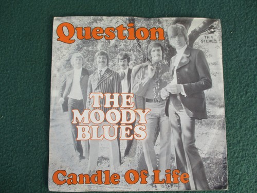 SINGLE VON THE MOODY BLUES QUESTION // CANDLE OF LIFE | eBay