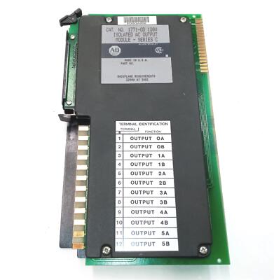 Allen-Bradley Isolated AC Output Module 1771-OD Series C NOS | eBay