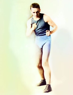 1898 Boxer Mike Gibbons Retro Fighter MMA Colorized Poster Photo 11x17 ...