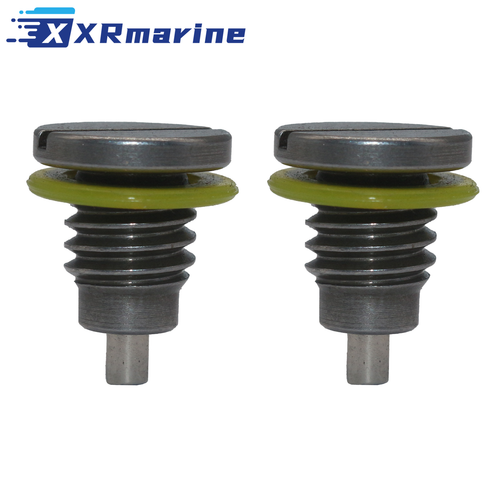 2pcs Drain Plug Screw Kit 10-14834 For Mercruiser R/MR/ALPHA ONE (GEN ...