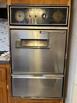 MCM 1950's Ultramatic Caloric Gas Oven Stainless Chrome Works Local ...