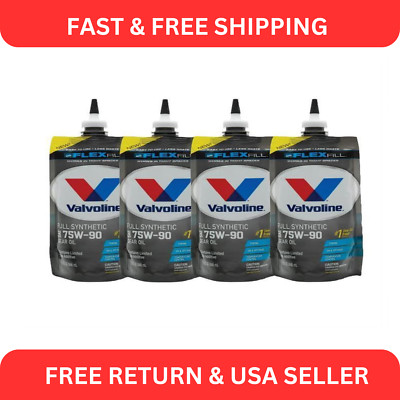 Valvoline 889785 Full Synthetic 75W90 Gear Oil, 4 Quarts | eBay