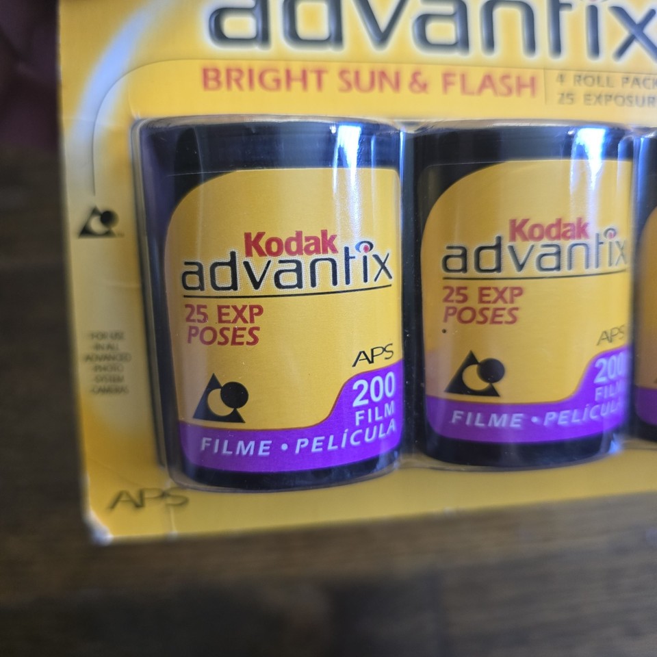 Kodak Advantix 200 Film Bright Sun & Flash 3 Roll Pack 25 Exposures Each EXPIRED 41771562106| eBay