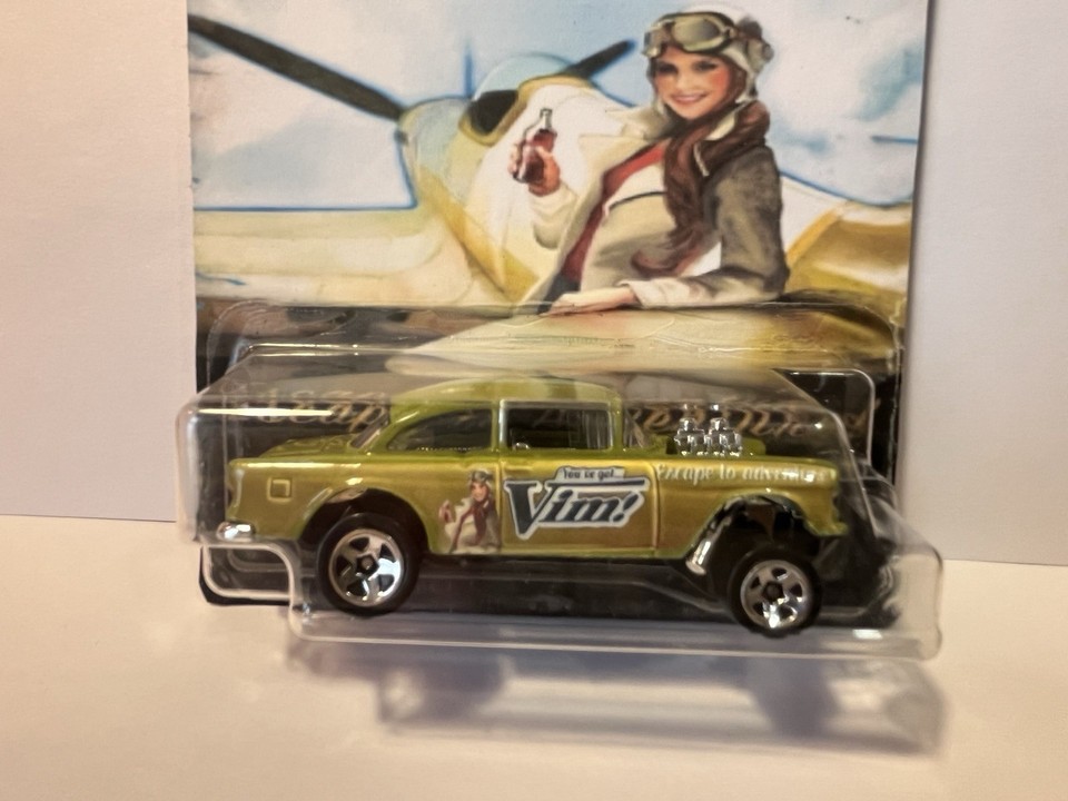 Hot Wheels 55 Chevy Gasser Fallout Vim Cola Custom | eBay