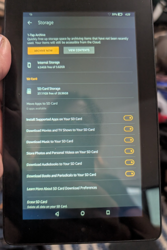 Amazon Kindle Fire HD 7" 5th Generation Tablet Wi-Fi 16GB Black Tested ...