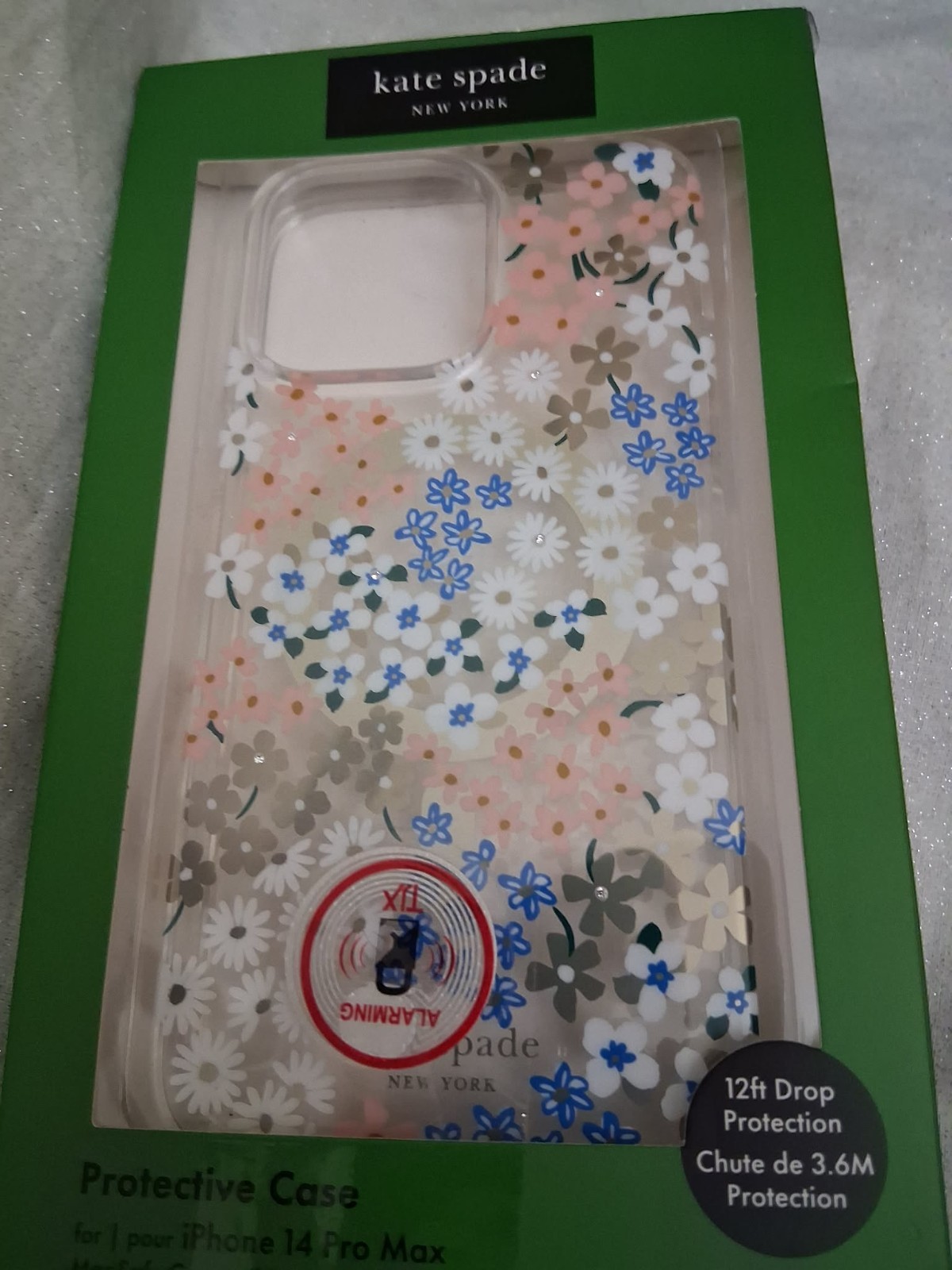 KATE SPADE Protective Case Magsafe IPHONE 14 PRO MAX Floral WH Pink ...