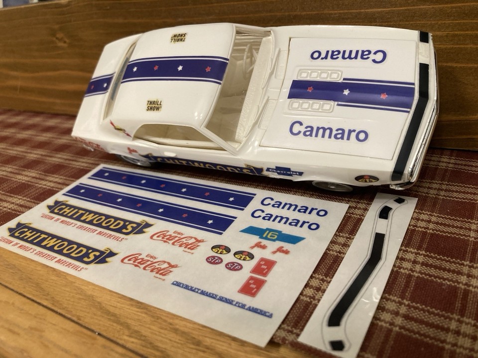 1968 CAMARO SS 396 JOIE CHITWOOD THRILL SHOW MODEL CAR MPC “J-Kraft ...