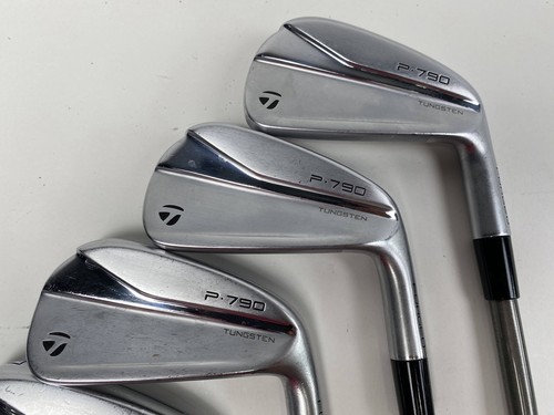 TaylorMade P790 2021 Iron Set 4-PW+AW AeroTech SteelFiber i95 Stiff ...