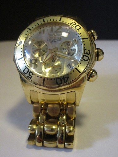 Invicta 3213 Chronograph Watch - Stainess Steel - Two Extra Band Links ...
