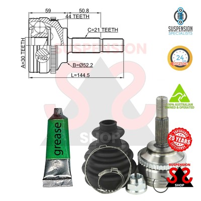 Front Axle Cv Joint Kit, Drive Shaft Suit RENAULT Clio 1.4 16V (B/CB0P ...