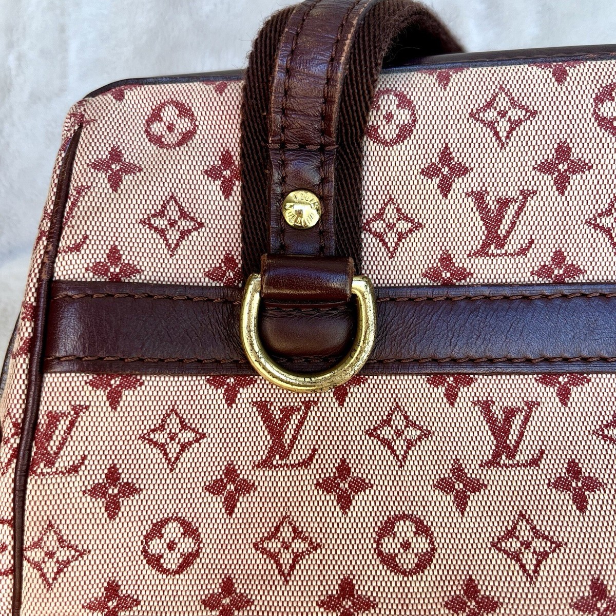 Louis Vuitton Josephine Bordeaux Denim Mini Lin PM Bag | eBay Louis Vuitton Josephine Bordeaux Denim Mini Lin PM Bag | eBay