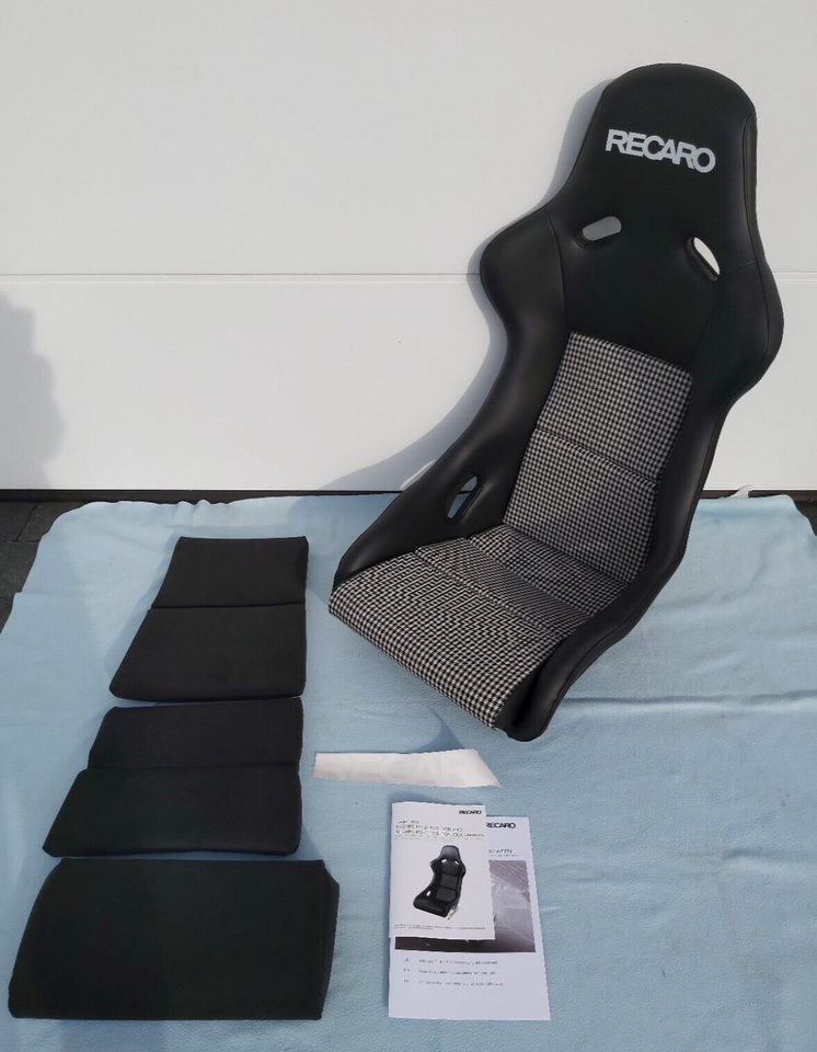 RECARO POLE POSITION SEAT ARTIFICIAL LEATHER / PEPITA, BRAND NEW. | eBay