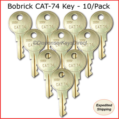 Bobrick CAT-74 Paper Towel, Toilet Tissue & Liquid Soap Dispenser Key ...