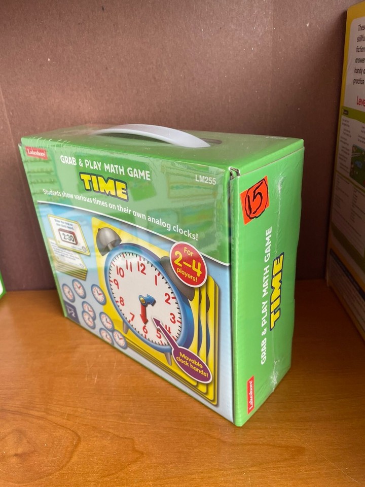 Lakeshore Time Grab & Play Game developing for children LM255 (C,A-049 ...