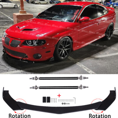For Pontiac GTO Coupe 2004-2006 Gloss Front Bumper Chin Lip Spoiler ...