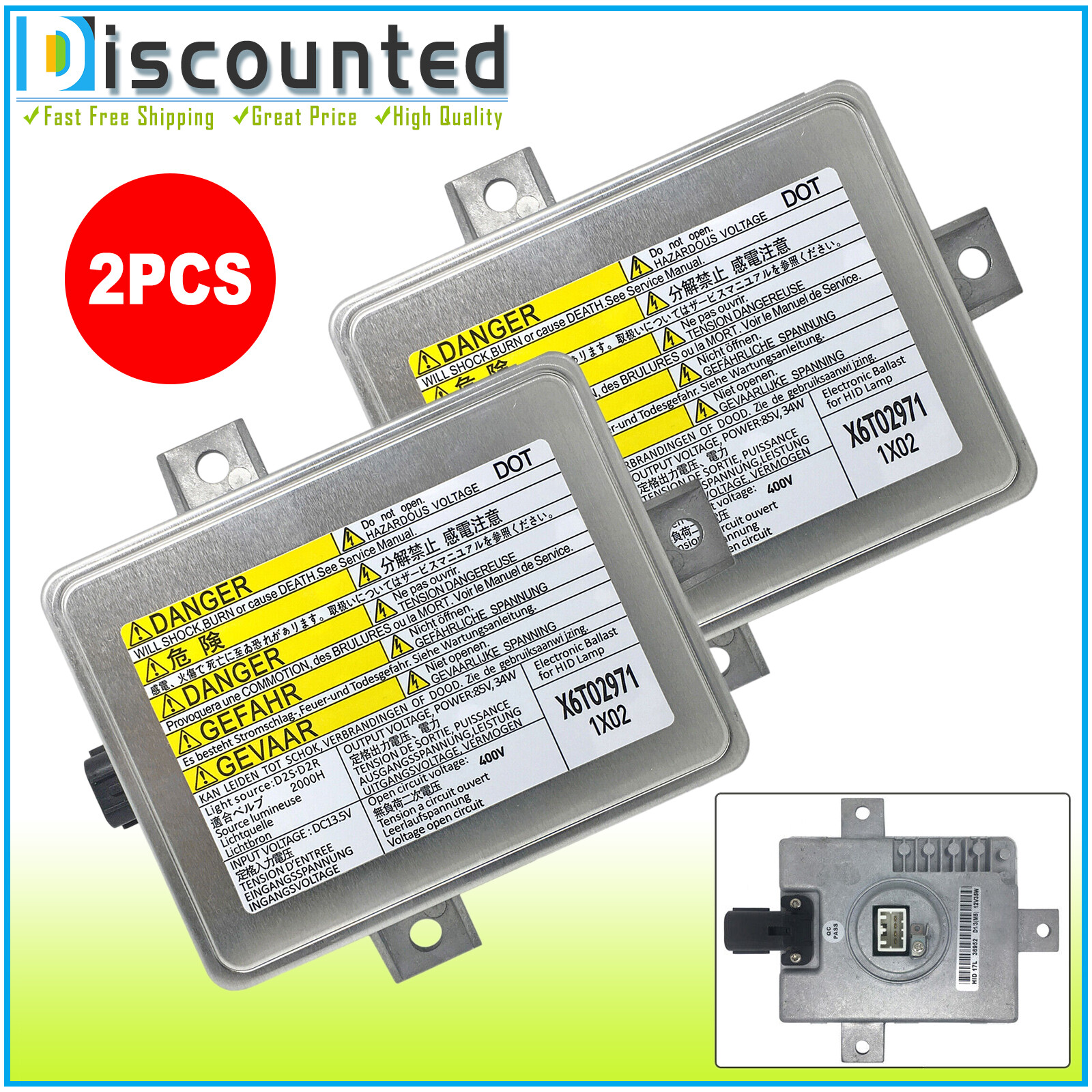 HID Xenon Headlight Ballast w/ Igniter Bulb for 2002-2005 Acura TL 3.2L ...