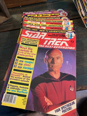 Star Trek The Next Generation Magazine Lot of 17 issues 1-12,15,16,17 ...
