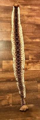 Eastern Diamondback Rattlesnake Skin Naturally Tanned Soft 54in. | eBay