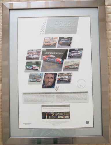 Brock 05 King of the Mountain Ltd Edt Signed Memorabilia Framed Print ...