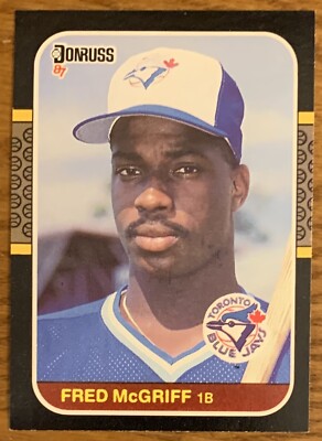 FRED McGRIFF, 1987 DONRUSS ROOKIE CARD IN EXCELLENT CONDITION ! HOF ...