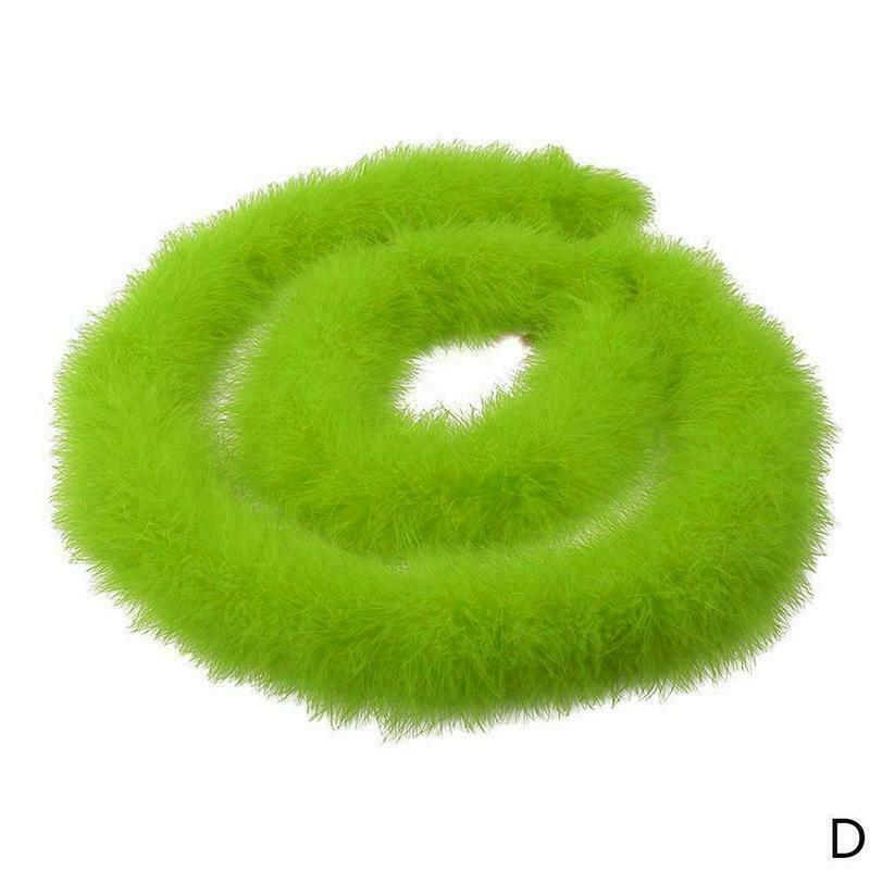 Turkey Feather Strip Fluffy Boa 2 Meter Women Party Hot Decor DIY√ B1X0 ...