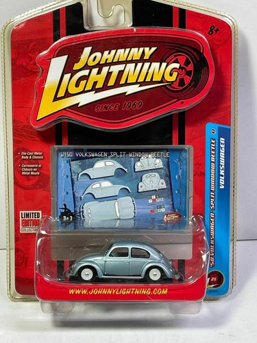 VOLKSWAGEN SPLIT WINDOW BEETLE 1950 LIGHT BLUE '50 1/64 JOHNNY ...