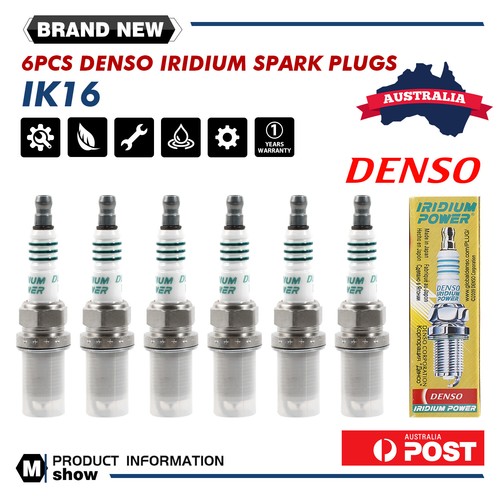 NEW Genuine 6 x DENSO OEM IRIDIUM POWER SPARK PLUG IK16 - BRAND | eBay