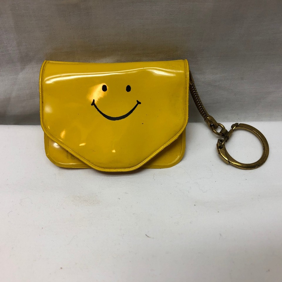 Vintage 1970s Smile Face Key Chain Promotional item | eBay
