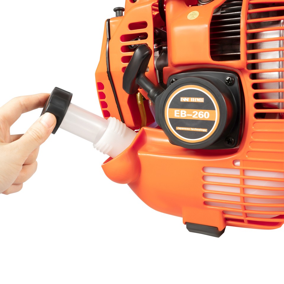 25.4cc 1HP 7000rpm Heavy Duty Handheld Leaf Blower Gas Blower 2 Stroke ...