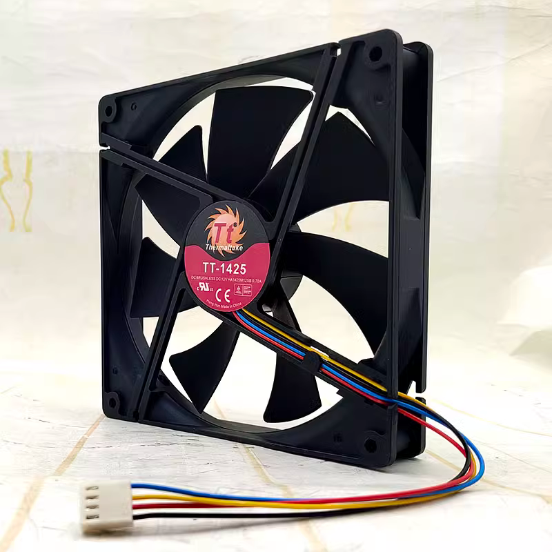 1 PCS TT Fan TT-1425 DC12V 0.70A 14025 14CM 4-PIN chassis/power cooling ...