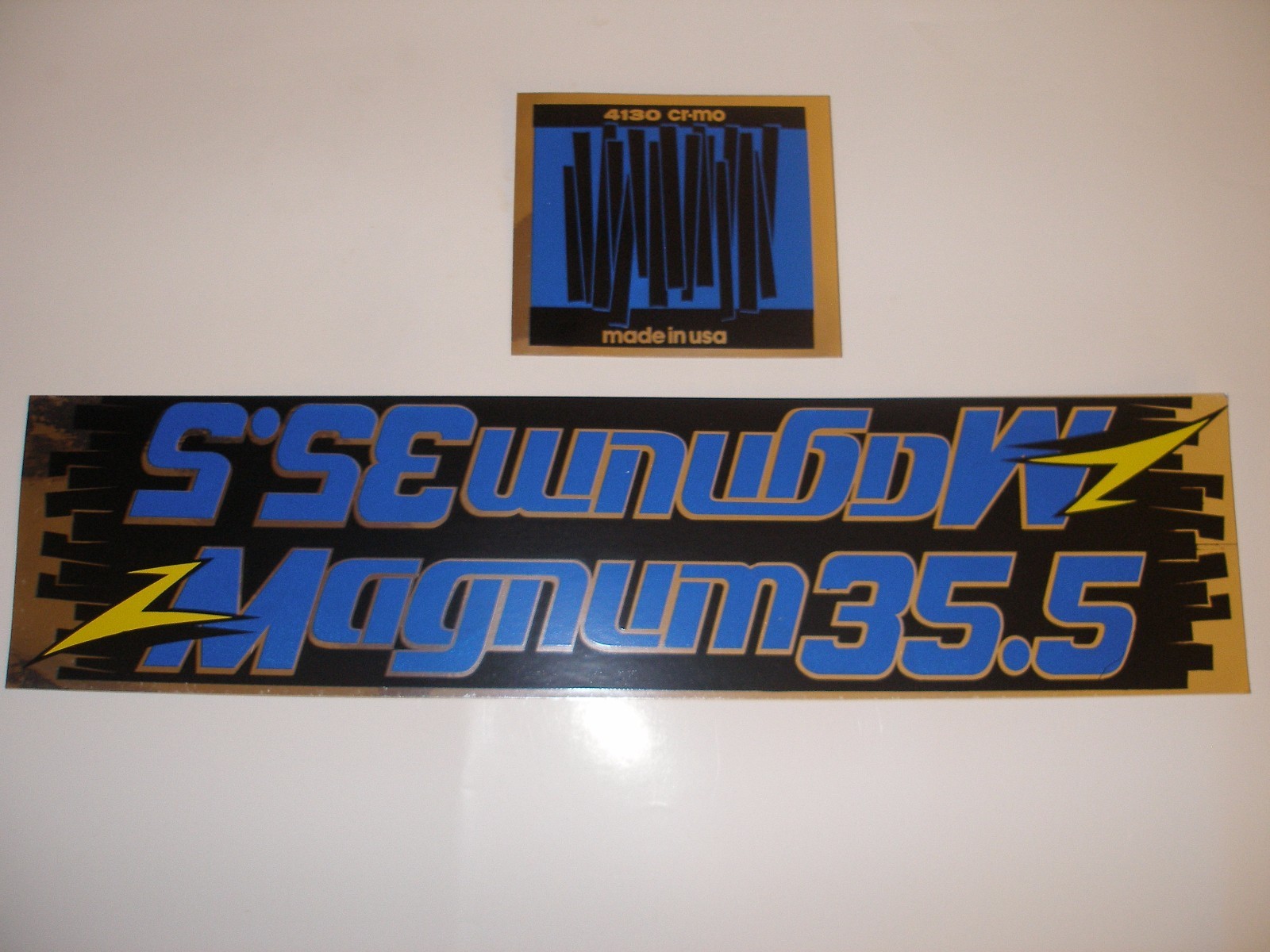 OLD SCHOOL BMX MCS MAGNUM 35.5 DECALS STICKERS NOS | eBay