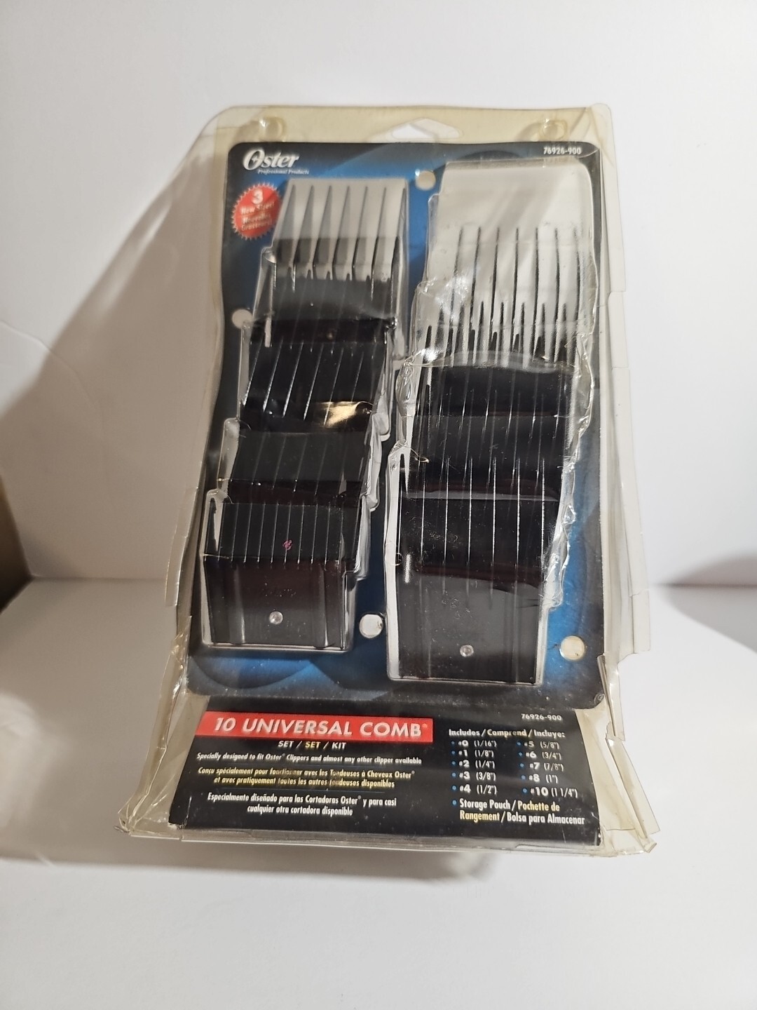 Oster 10 Universal Hair Clipper Comb Set Attachments Guides 76926-900 ...