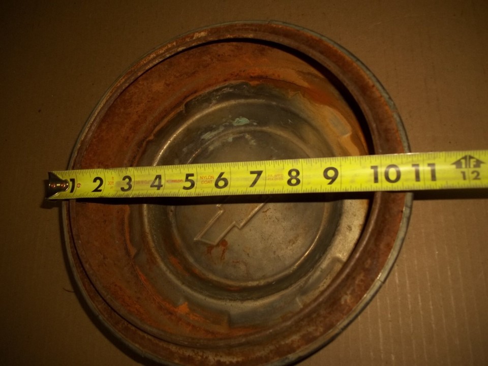 61 62 63 Chevrolet Truck Hubcap Rim Center Hub Cap Cover 10 3/4" OEM ...