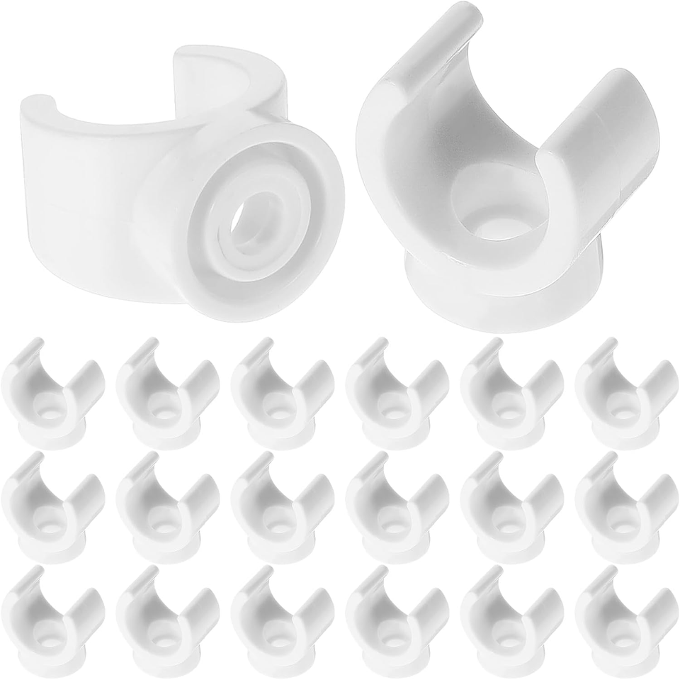 20 Pack 1/2 Inch PEX Clips, Plastic Pipe Clamp Pipe Clips Tube PEX ...