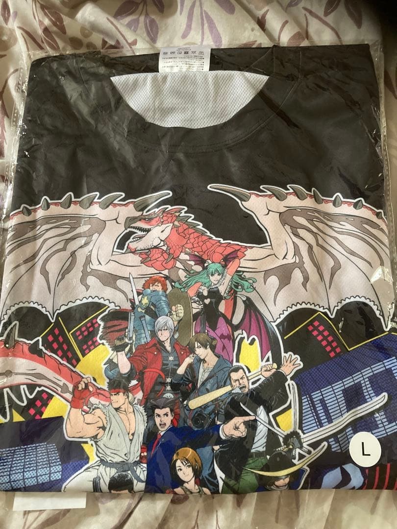M3h Capcom Full Color Visual T-shirt New L Video Game Anime Merch Japan ...