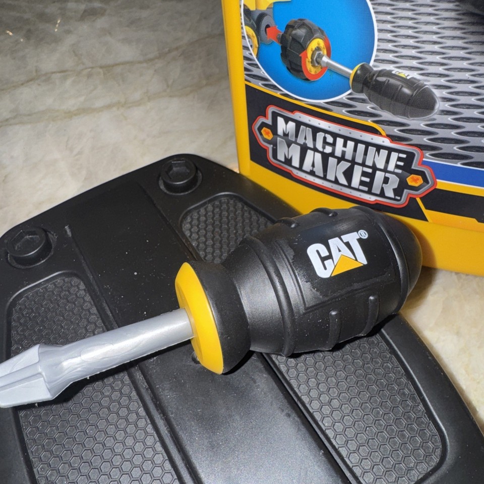CAT Machine Maker Junior Operator Bulldozer Construction Assembly Kit ...