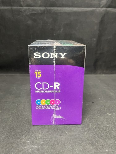 Walkman SONY CD-R Music 80 Slim Jewel Cases Digital color collection 15 ...