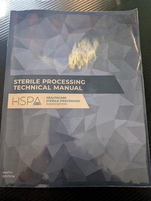 Sterile Processing Technical Manual (CRCST 9Th Edition) | eBay